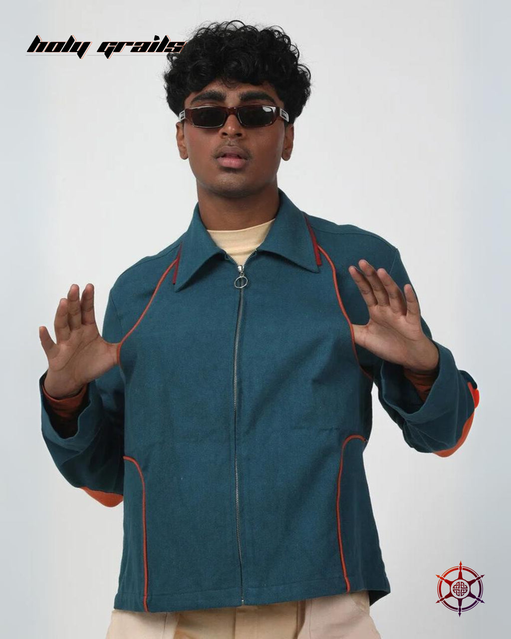 Buy Streetwear 'Crystal Teal Panel' Oversize Shacket HG x Duskin – Holy Grails