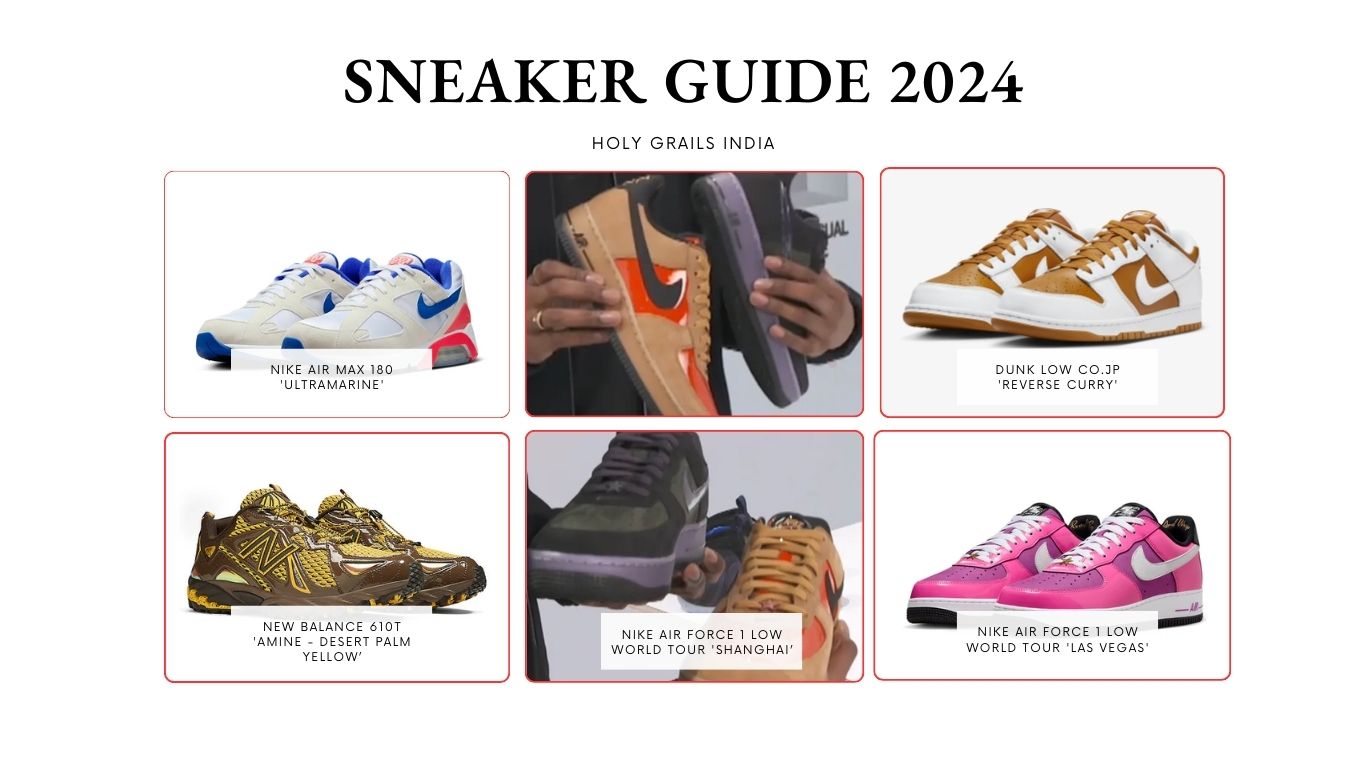 Released & Upcoming Latest Sneakers to Lookout for in 2024 – Holy Grails