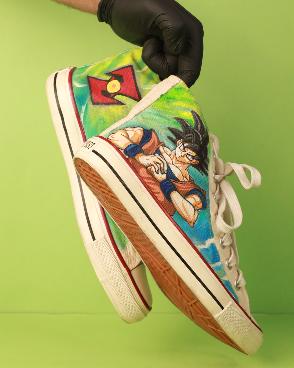 Buy Converse Canvas High x Dragon ball Z Dashers Anime Custom Kicks ...