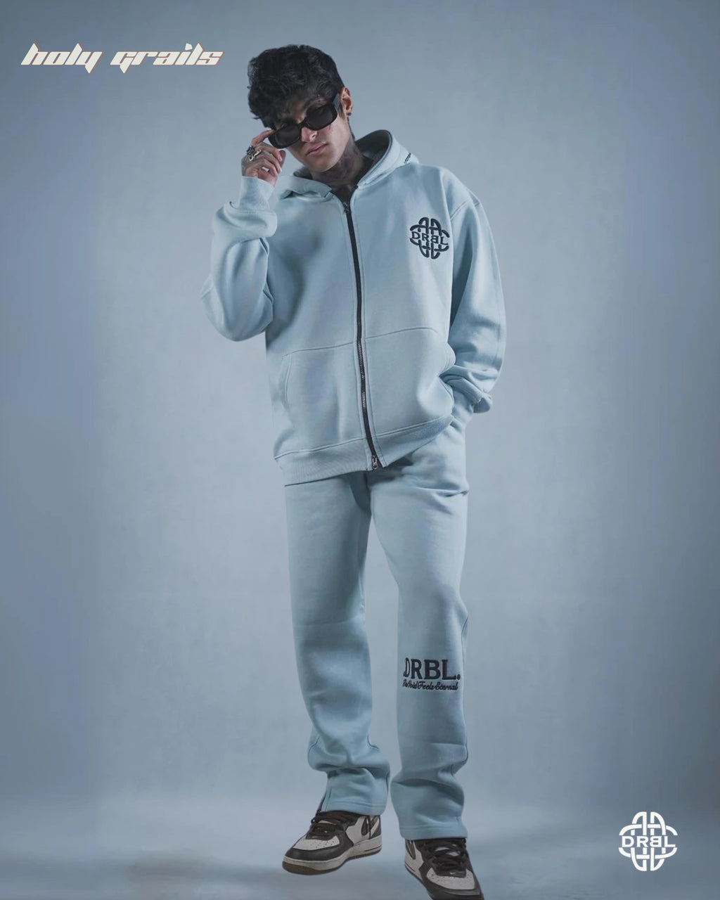 Buy Streetwear 'Frosty Blue Void' Oversize Co-Ord Set HG x DRBL – Holy ...