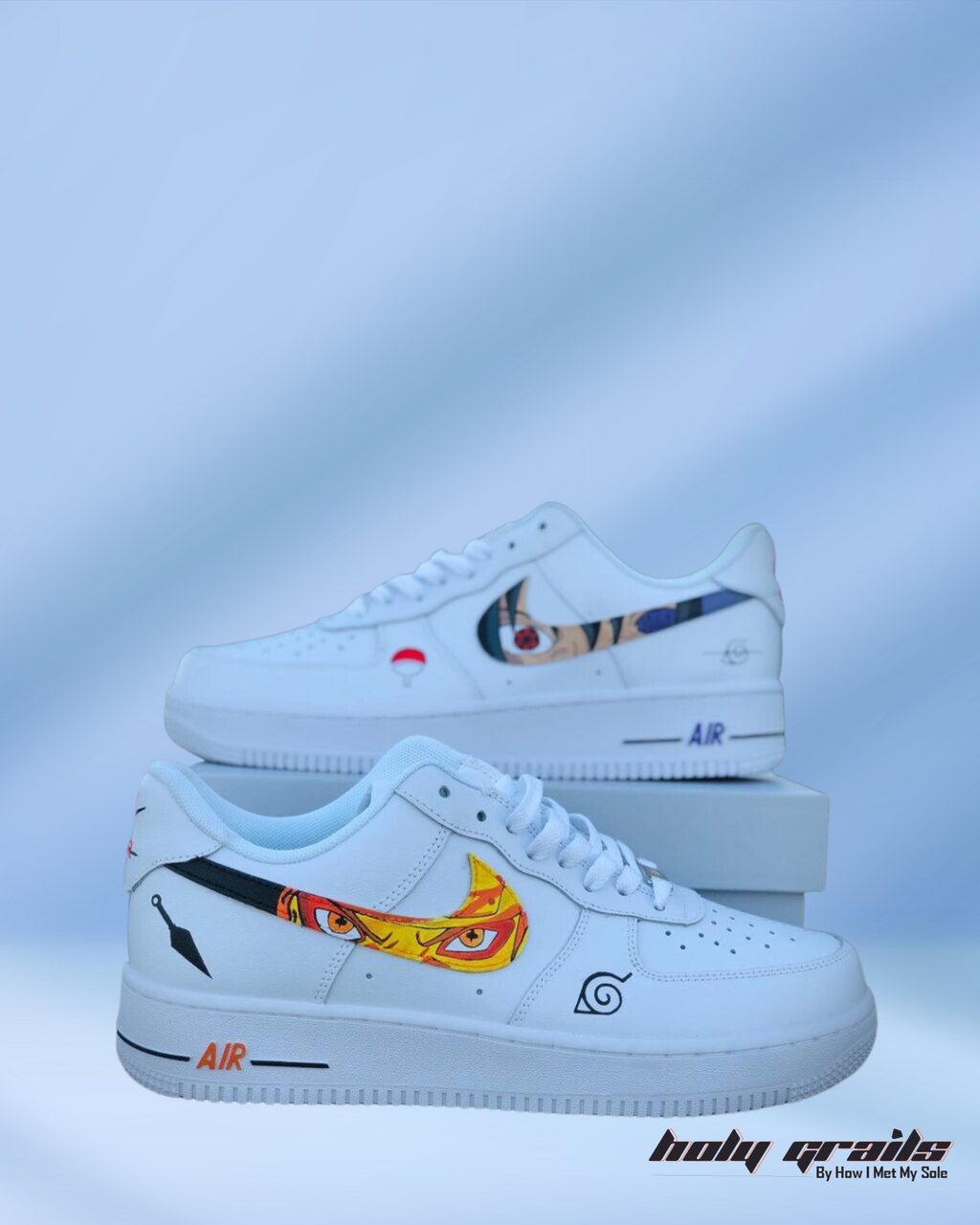 Air Force 1 x Naruto X Sasuke Sneaks Anime Themed Custom Kicks | HG IN ...