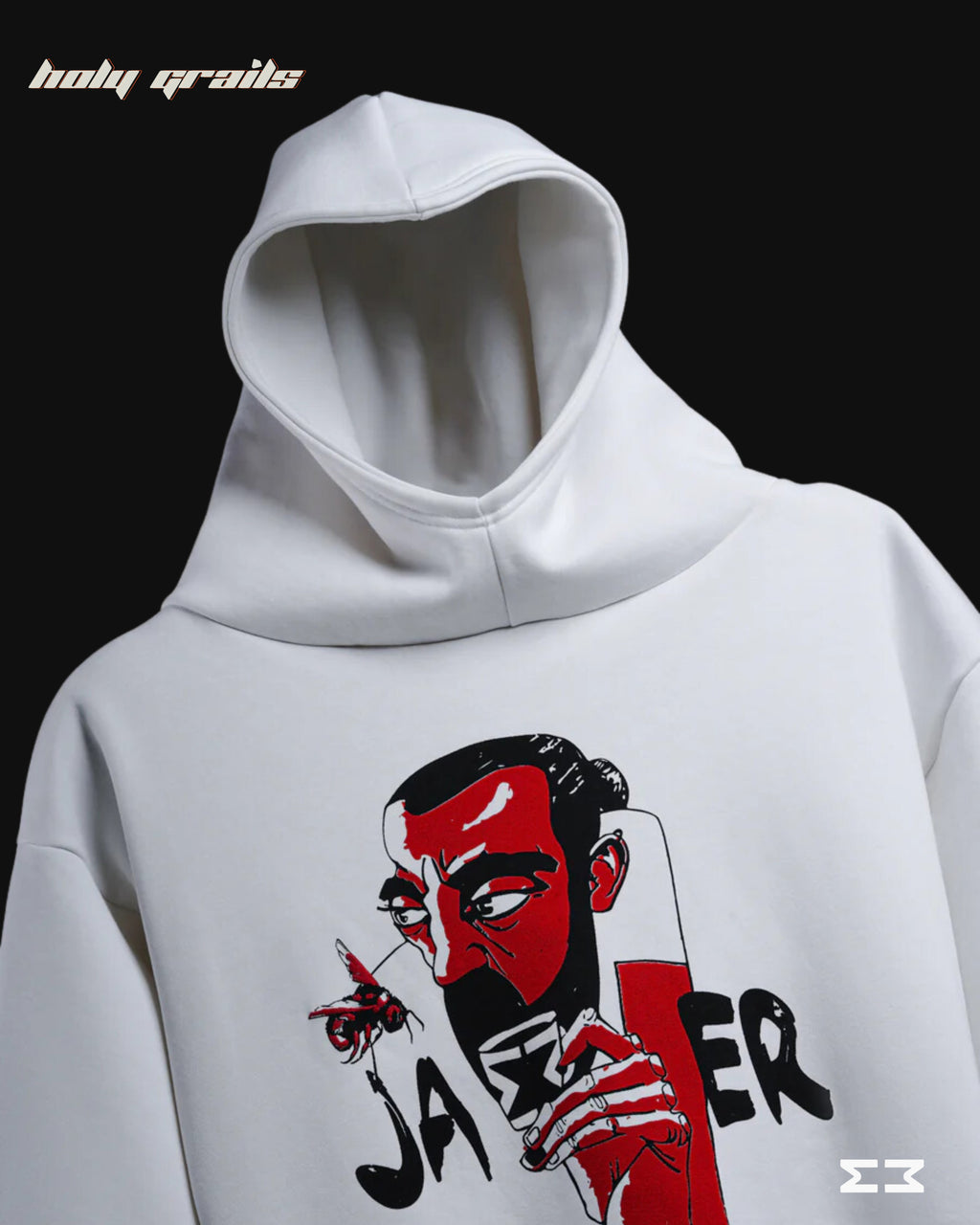 Buy Streetwear 'Bobby' White Oversize Hoodie HG x Jammer – Holy Grails